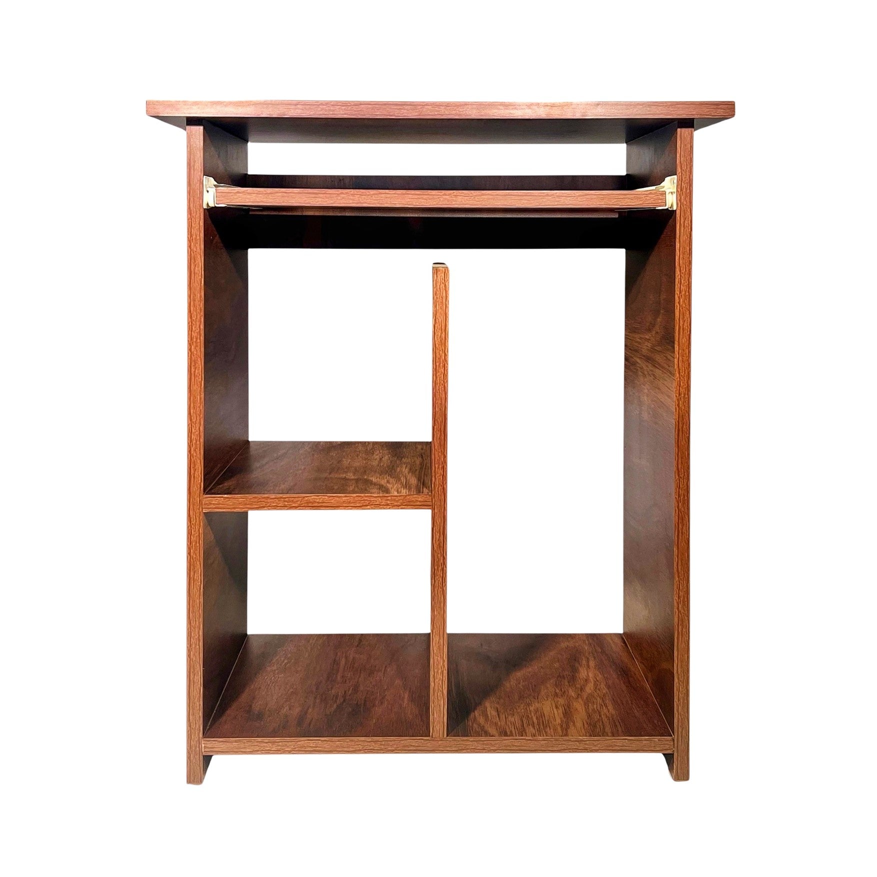 Elite Computer Table (WALNUT) – Purple Furniture